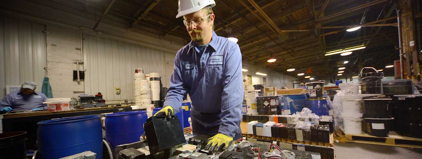 Battery Recycling | Veolia Canada